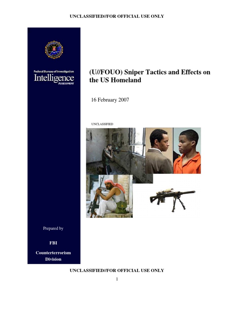 FBI Snipers 2007 | PDF