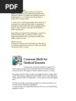 C-Section Guide | PDF | Caesarean Section | Childbirth