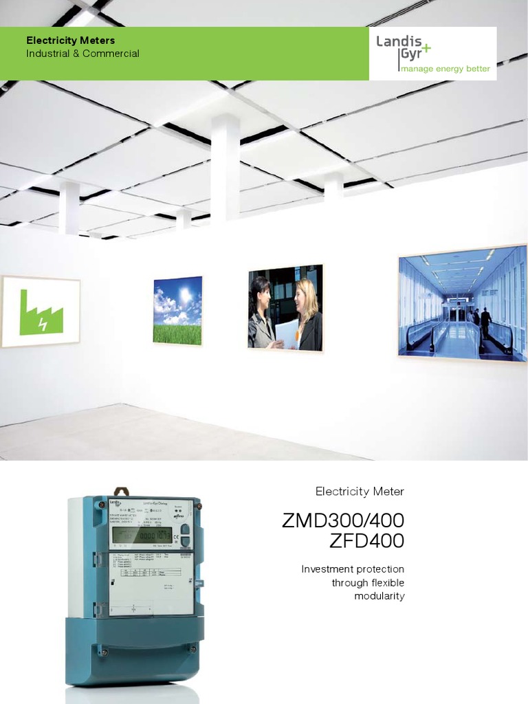 Landis+Gyr ZMD300/400 & ZFD400 Overview | PDF | Power Supply ...