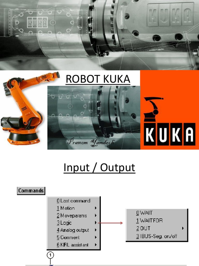 Training Robot Kuka 4 Io Sub Program Pdf Pdf