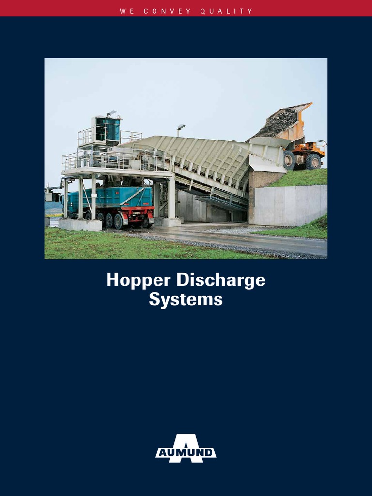 AUMUND Hopper Discharge Systems | PDF | Bearing (Mechanical) | Machines