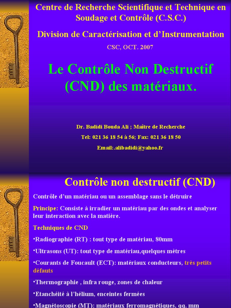 Cours CND | PDF | Radioactivité | Élasticité (Physique)