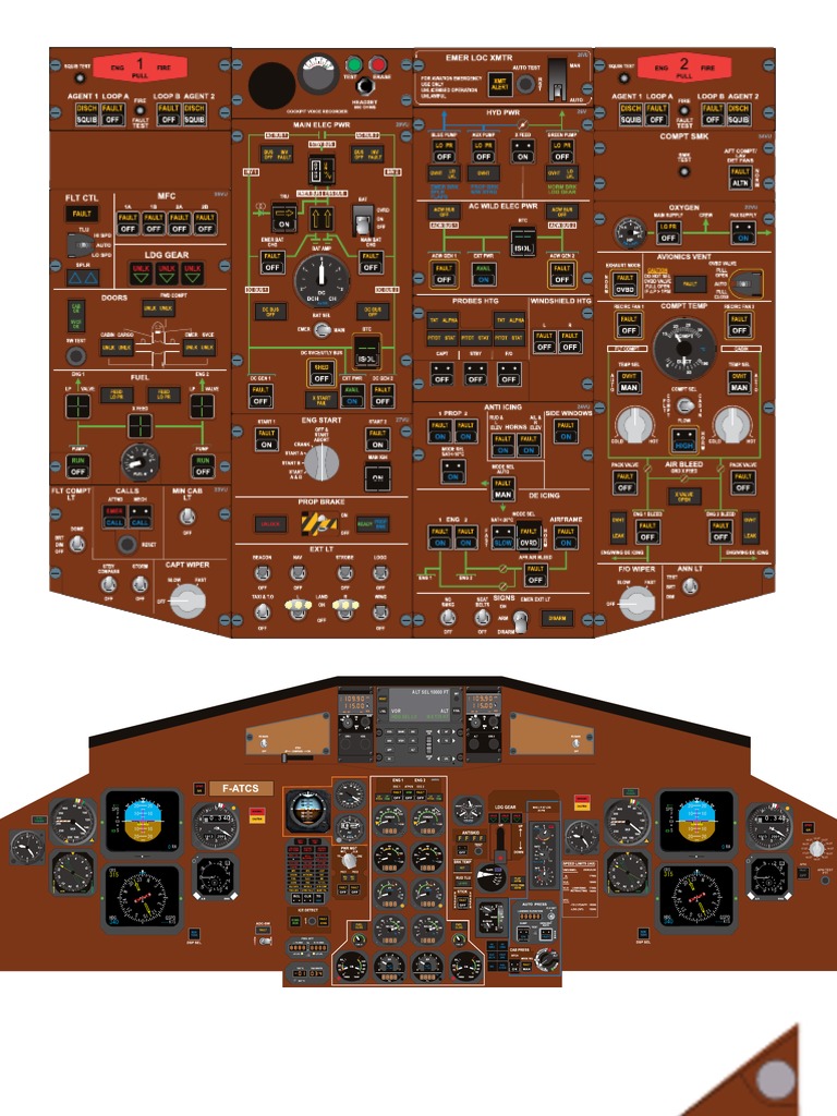 Atr Cockpit Panels PDF | PDF