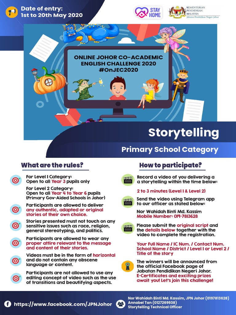 Storytelling: Primary School Category | PDF