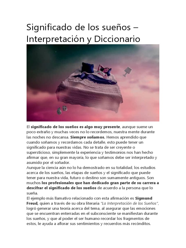 Significado de Los Sueños | PDF | Sueño | Dormir