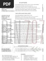 Balcony Bar Menu | PDF | Food And Drink | Cooking