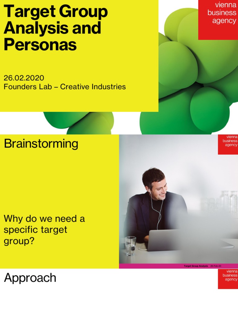 2020 - 02 - 26 - Target Group Analysis and Personas PDF | PDF | Target Audience | Market ...