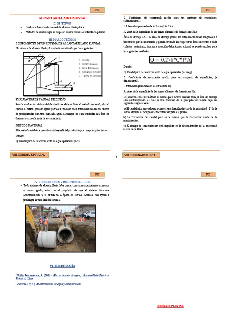 Alcantarillado Pluvial | PDF | Precipitación | Alcantarillado