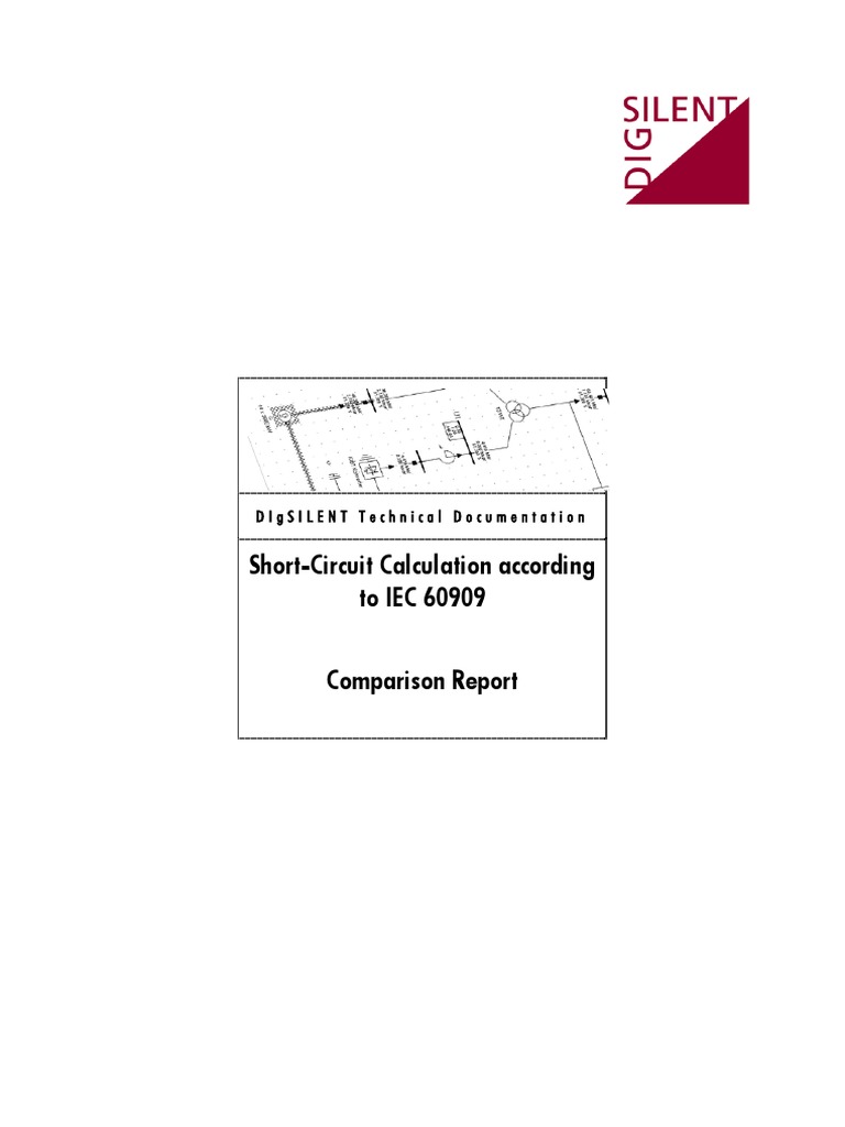 Short-Circuit Calculation According To IEC 60909 Comparison Report | PDF | Force | Electricity