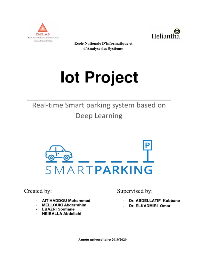 Iot Project: Real-Time Smart Parking System Based On Deep Learning ...