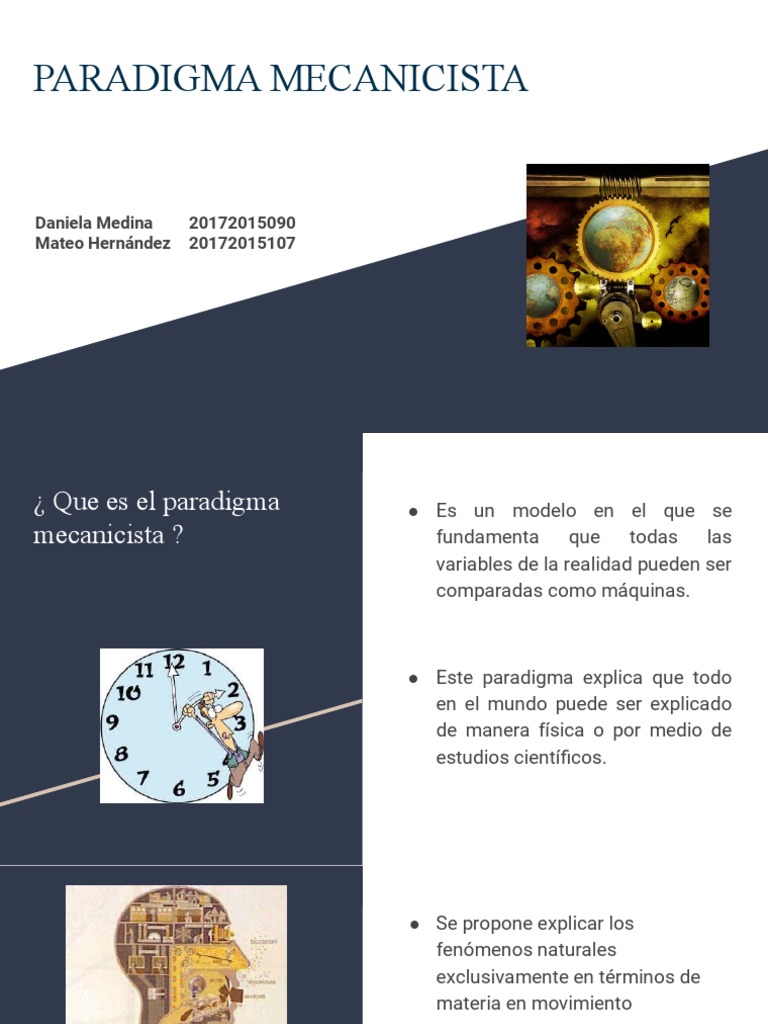 Paradigma Mecanista en Filosofía y Ciencia | PDF | Epistemología ...