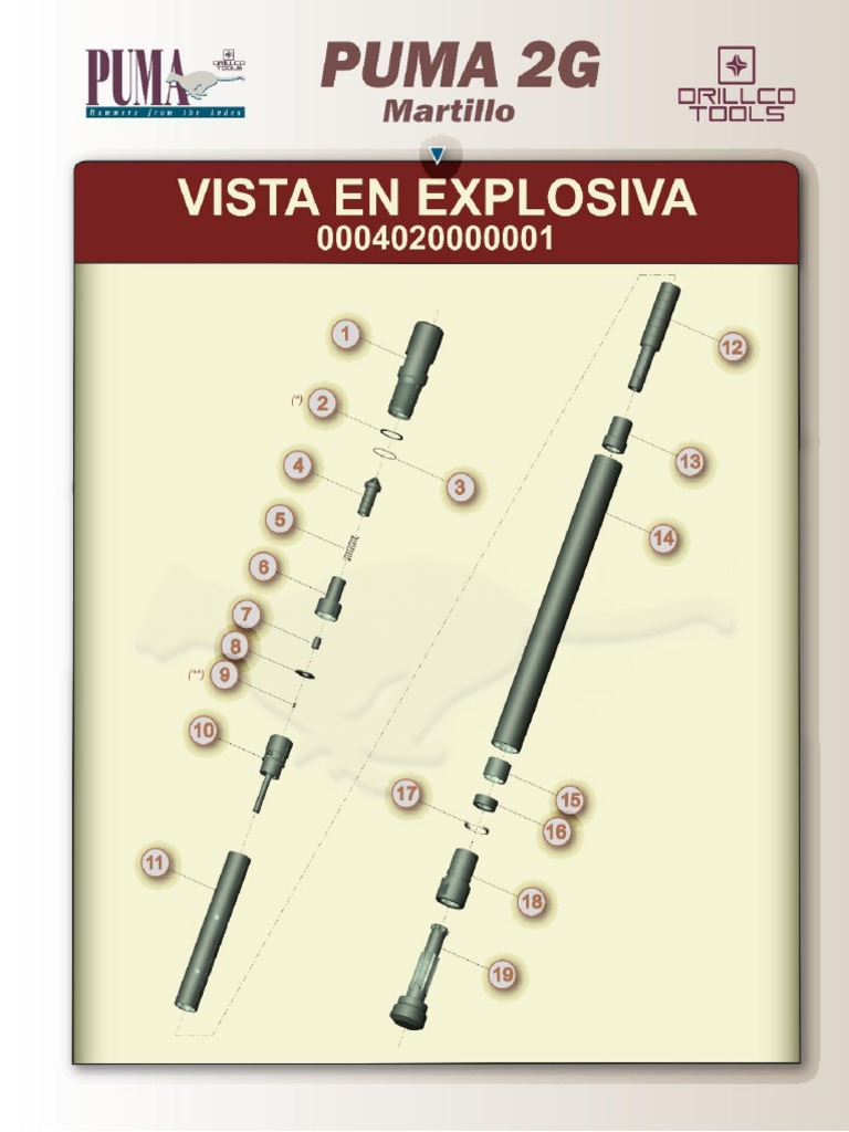 Ficha Tecnica Martillo Puma 2G | PDF