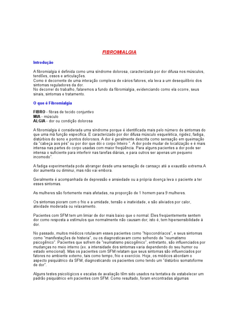 Tender Points e Trigger Points | PDF | Fibromialgia | Dor