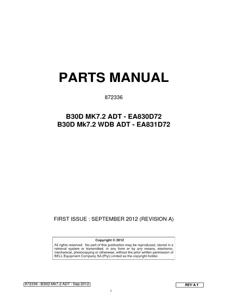PM b30d Mk7.2 Adt Rev A | PDF | Internal Combustion Engine | Systems ...
