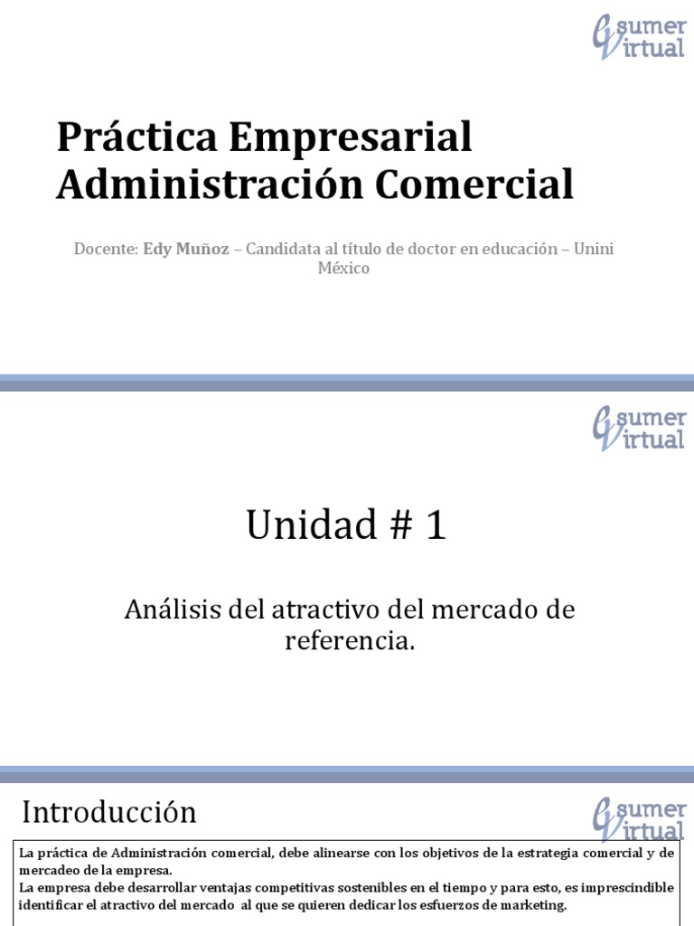 Unidad # 1 Análisis del atractivo del mdo de referencia | PDF ...