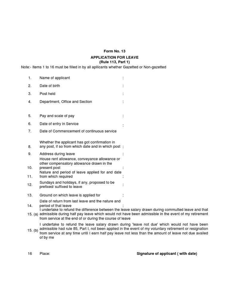 Application For LWA - For JOB ABROAD & Other Purpose (Downloaded) | PDF ...