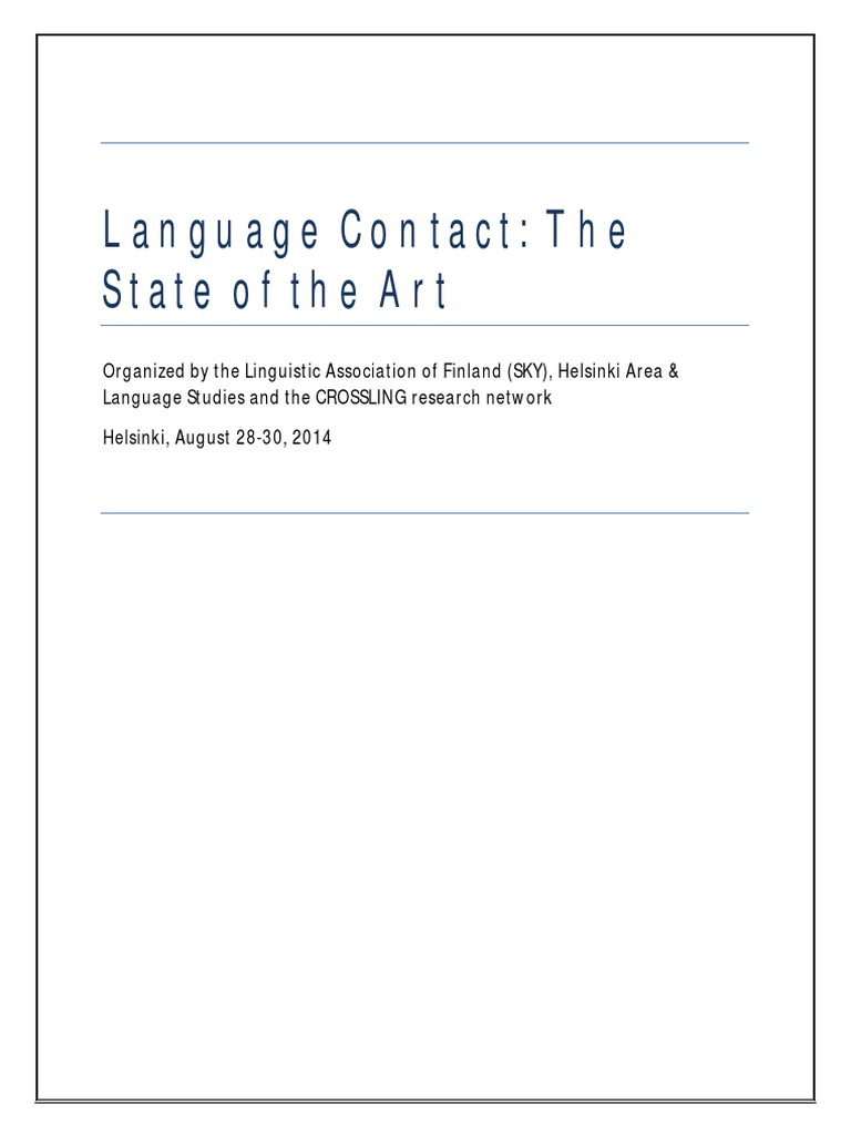 Book of Abstracts | PDF | Tone (Linguistics) | English Language