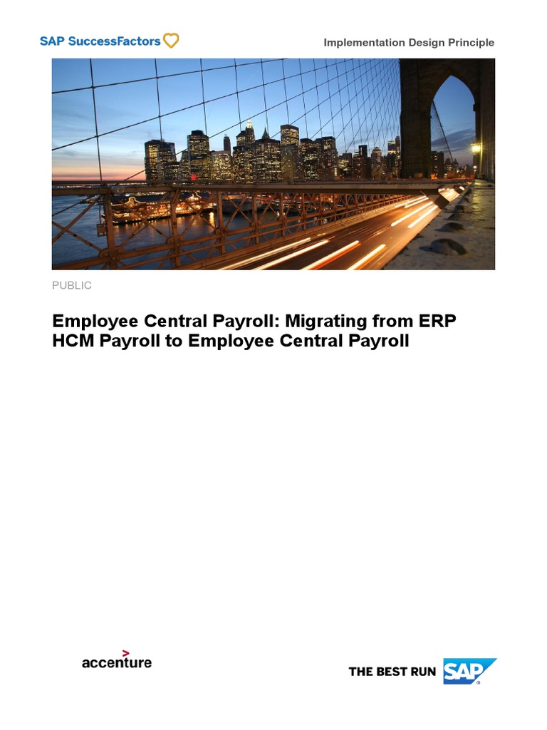IDP - Employee Central Payroll Migrating From ERP HCM Payroll To ...