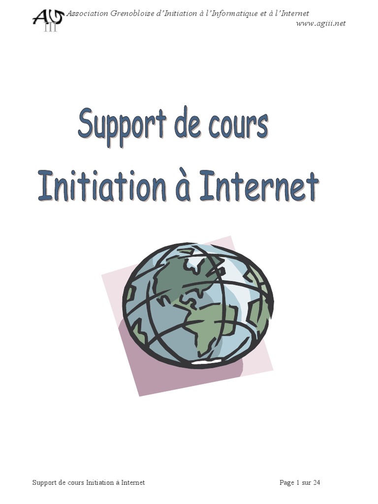 Cours Initiation Internet PDF | PDF