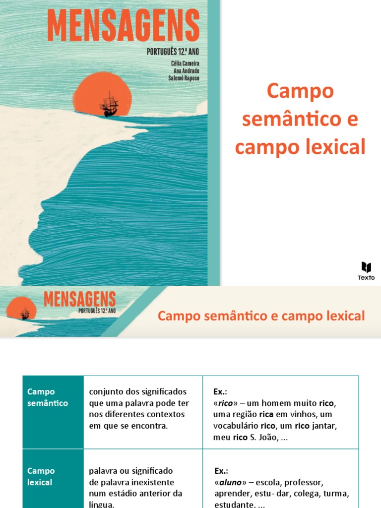 Campo Semântico e Campo Lexical | PDF
