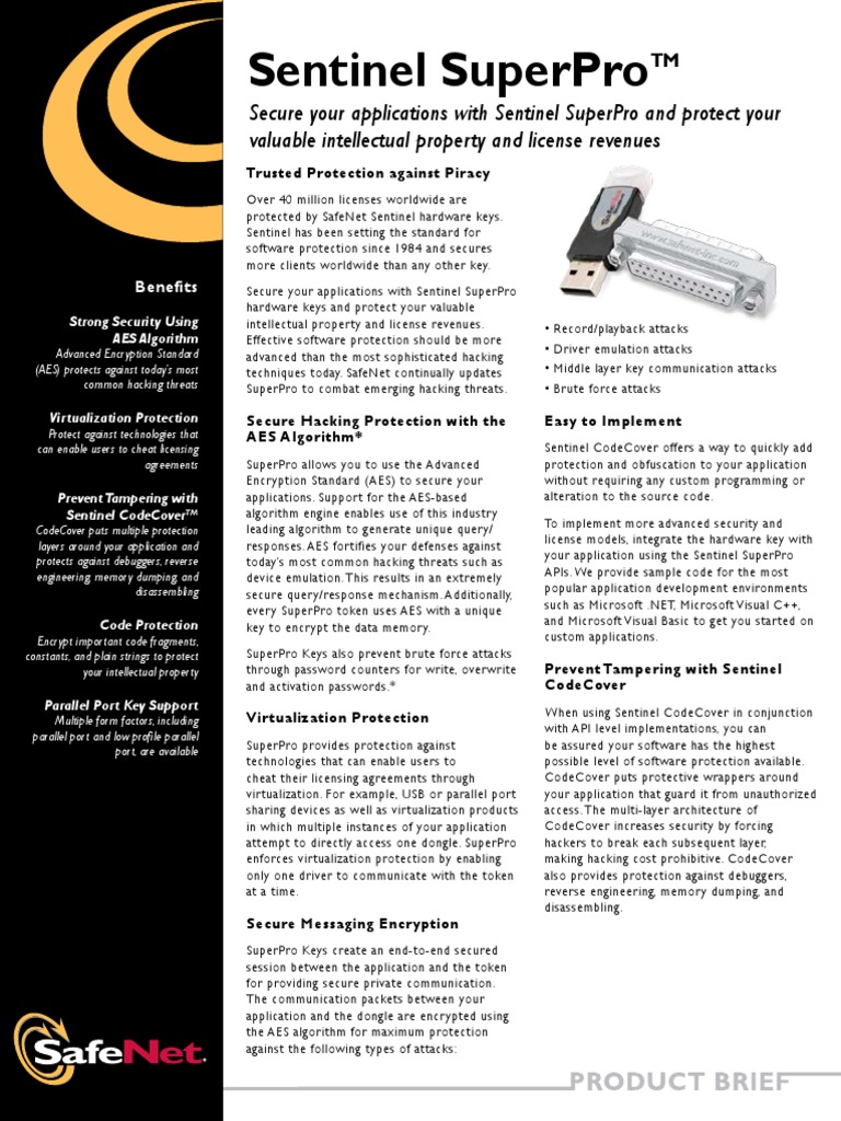 Sentinel SuperPro - SafeNet | Download Free PDF | Encryption | Linux
