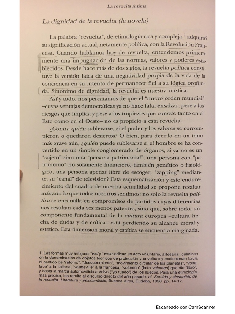 Kristeva - La Revuelta Íntima | PDF