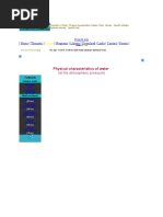 Saturated Water Properties Table | PDF | Enthalpy | Viscosity