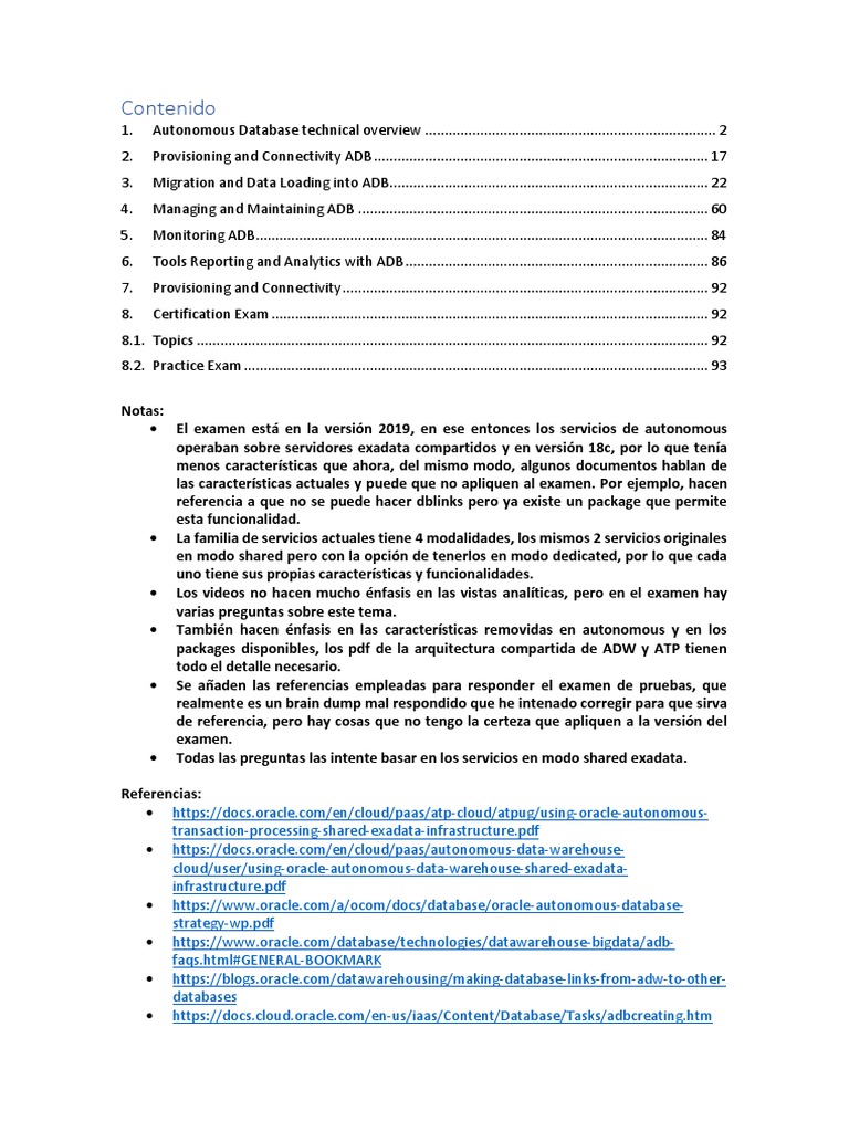 Working With Oracle Autonomous Database | PDF | Tecnologías de la ...