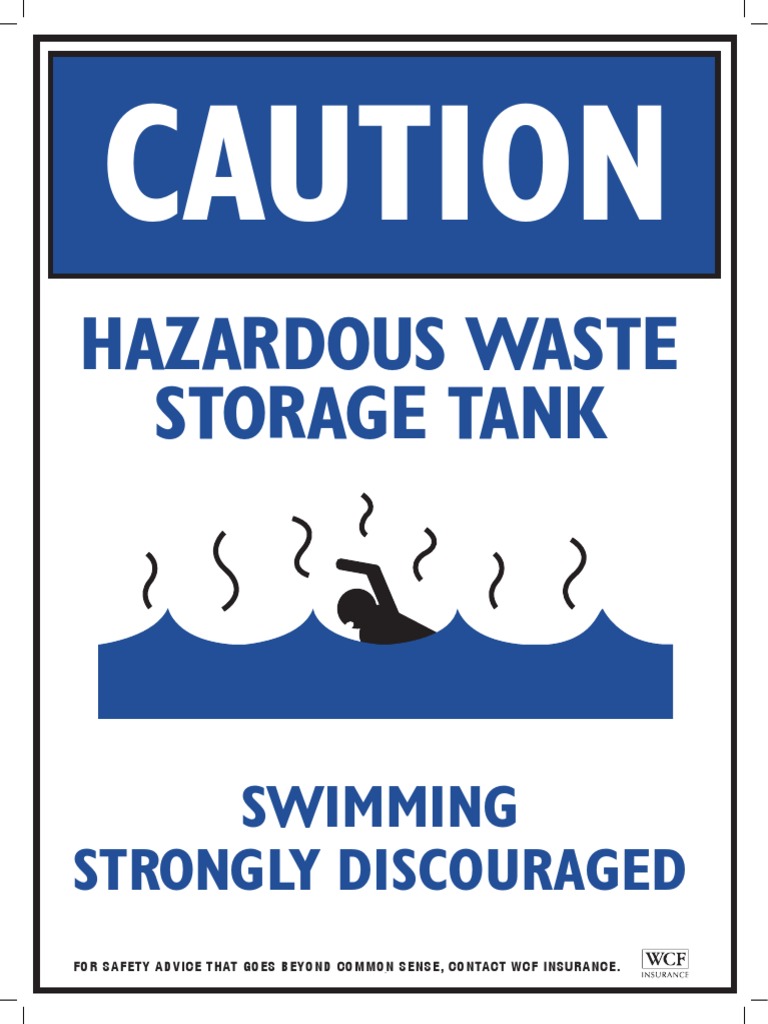 Caution: Hazardous Waste Storage Tank | PDF