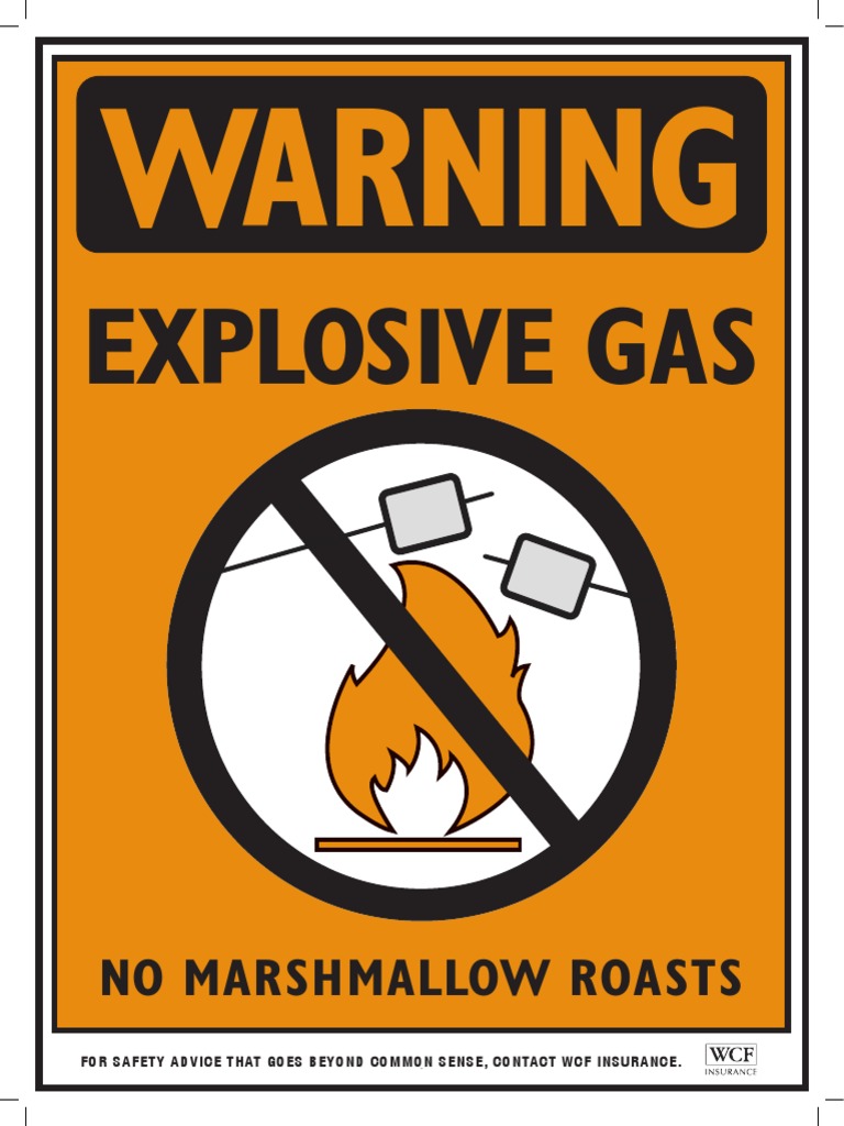 Explosive Gas Safety Warning | PDF