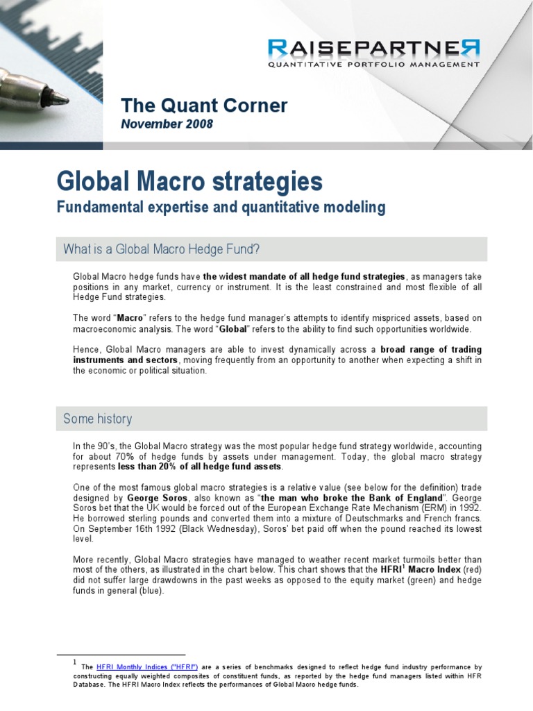 Global Macro Strategy | PDF | Hedge Fund | Quantitative Analyst