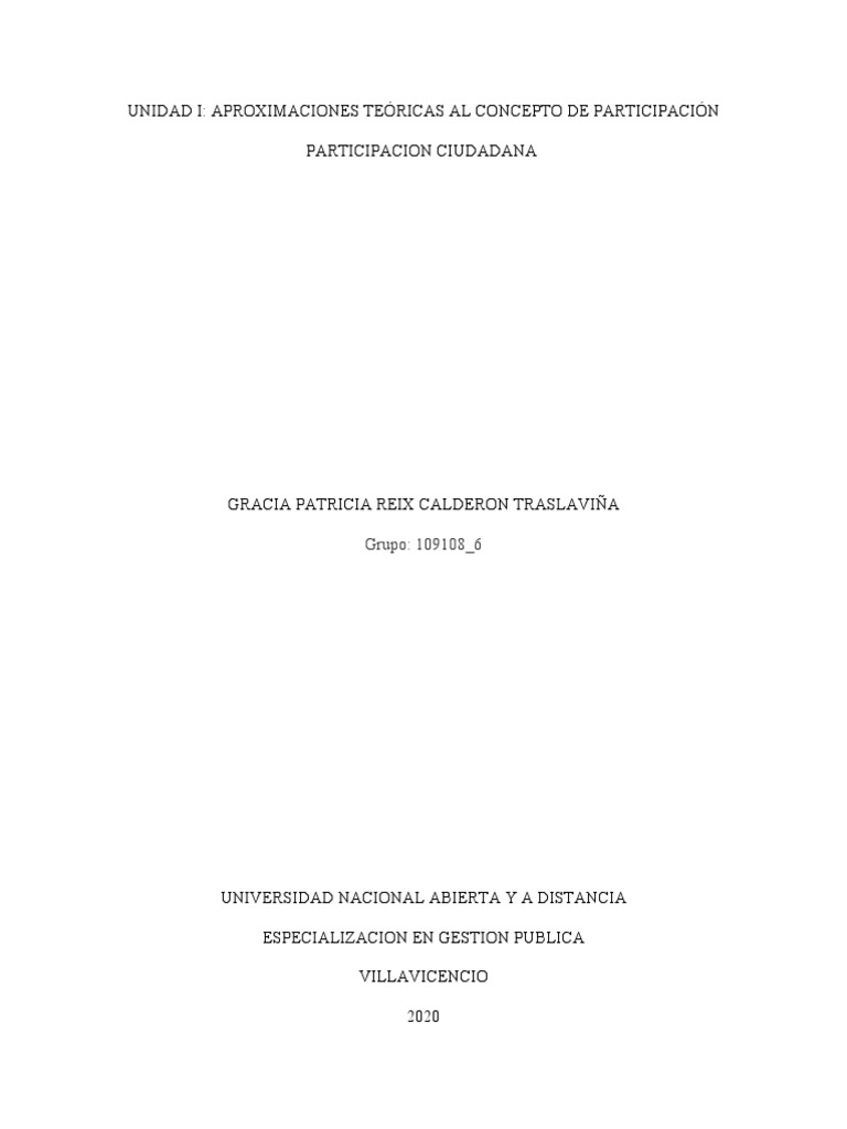 Ensayo Participacion Ciudadana | PDF | Democracia | Ideologías políticas