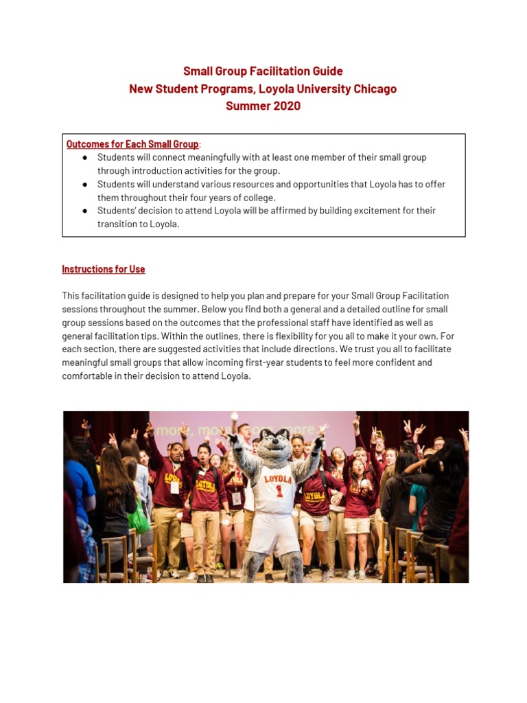 Small Group Facilitation Guide | PDF | Conversation | Leadership