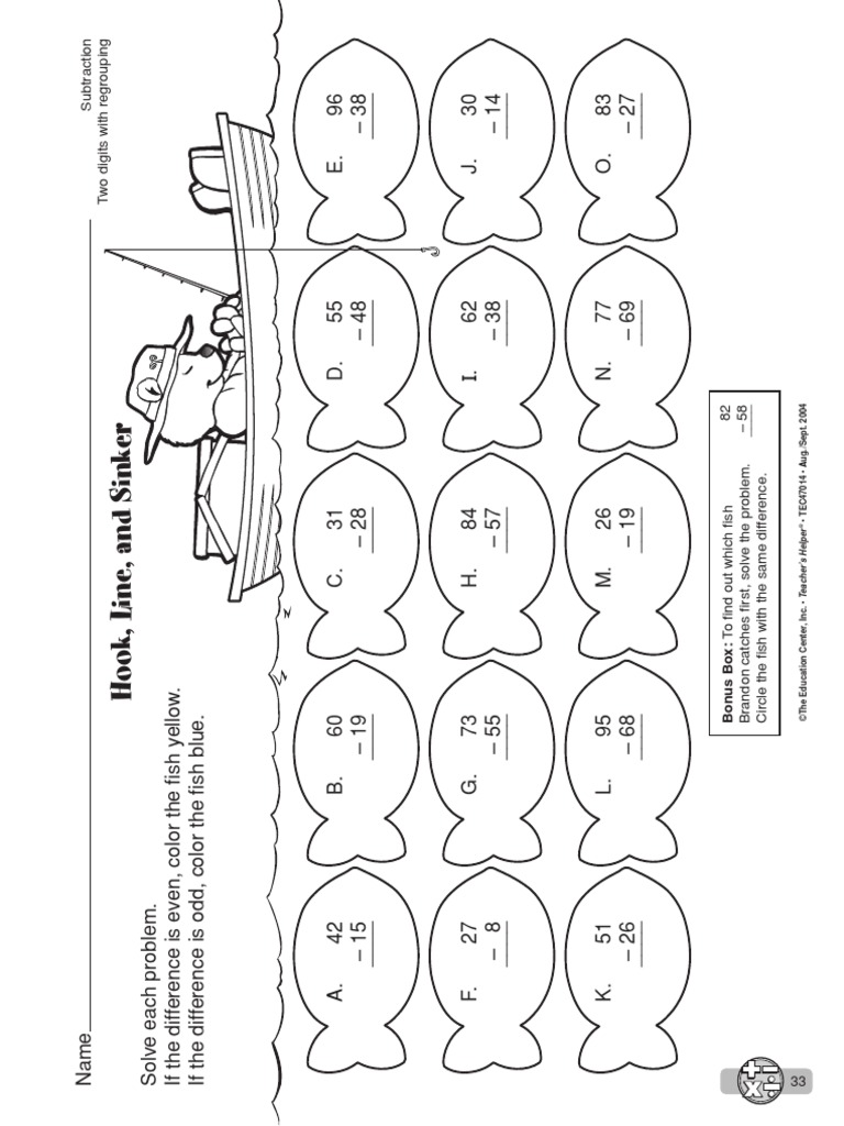 Subtraction Regrouping 2-Digit PDF | PDF | Teaching Mathematics