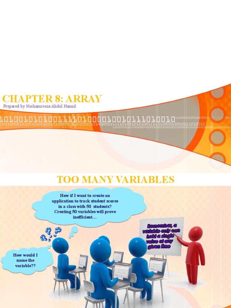 Chapter 8 - Arrays | PDF | Array Data Structure | Integer (Computer ...