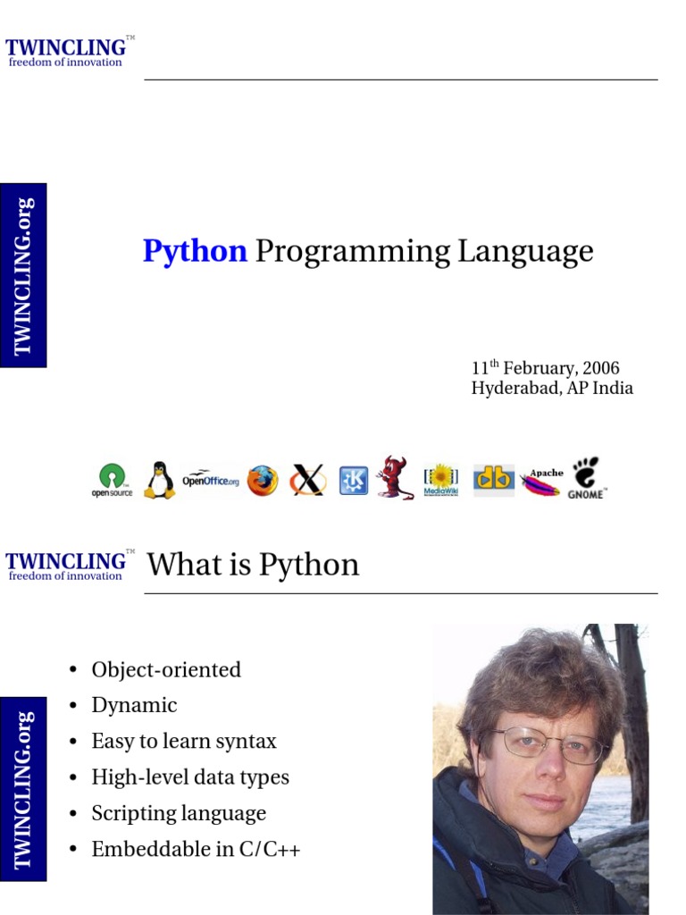 Python: Programming Language | PDF | C++ | C (Programming Language)
