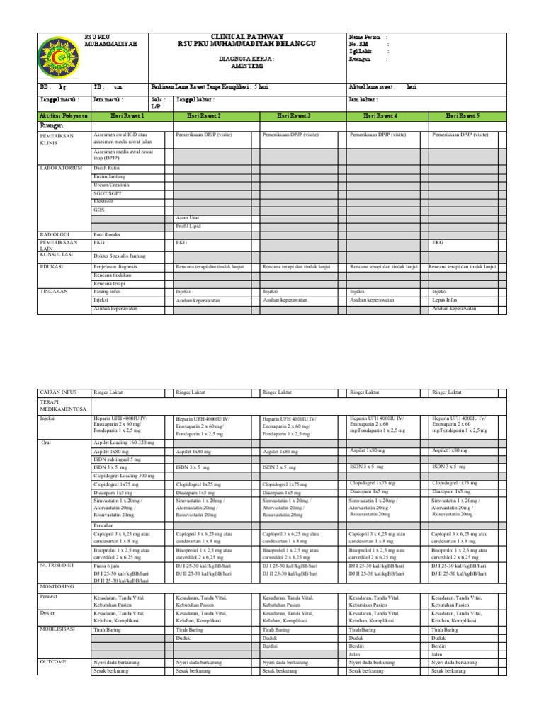 Clinical Pathway Bikin 2019 | PDF | Pharmaceutical Sciences | Organic ...