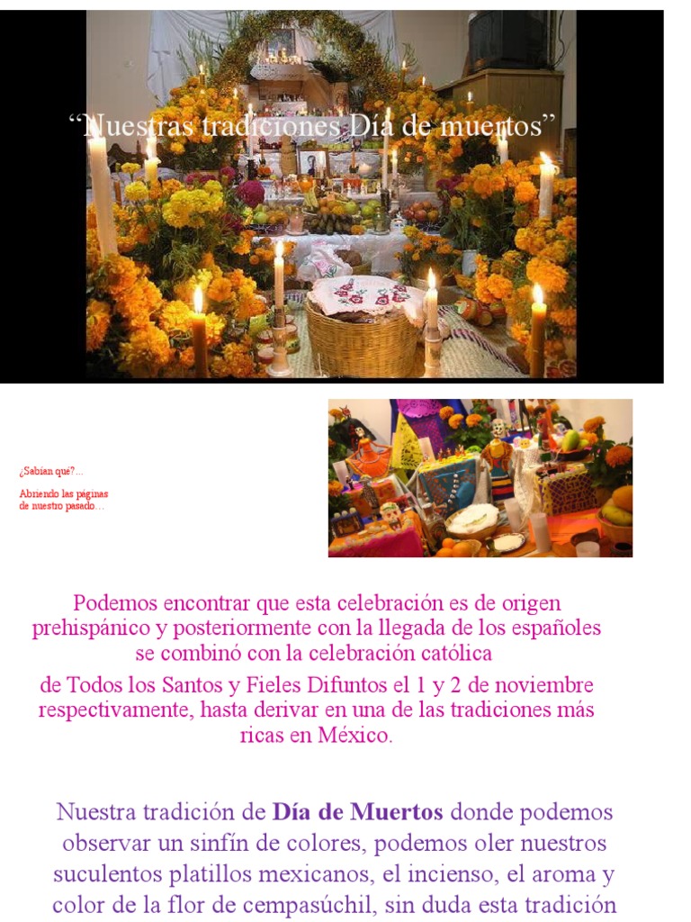 Presentación Dia de Muertos | PDF | México | Religión y creencia