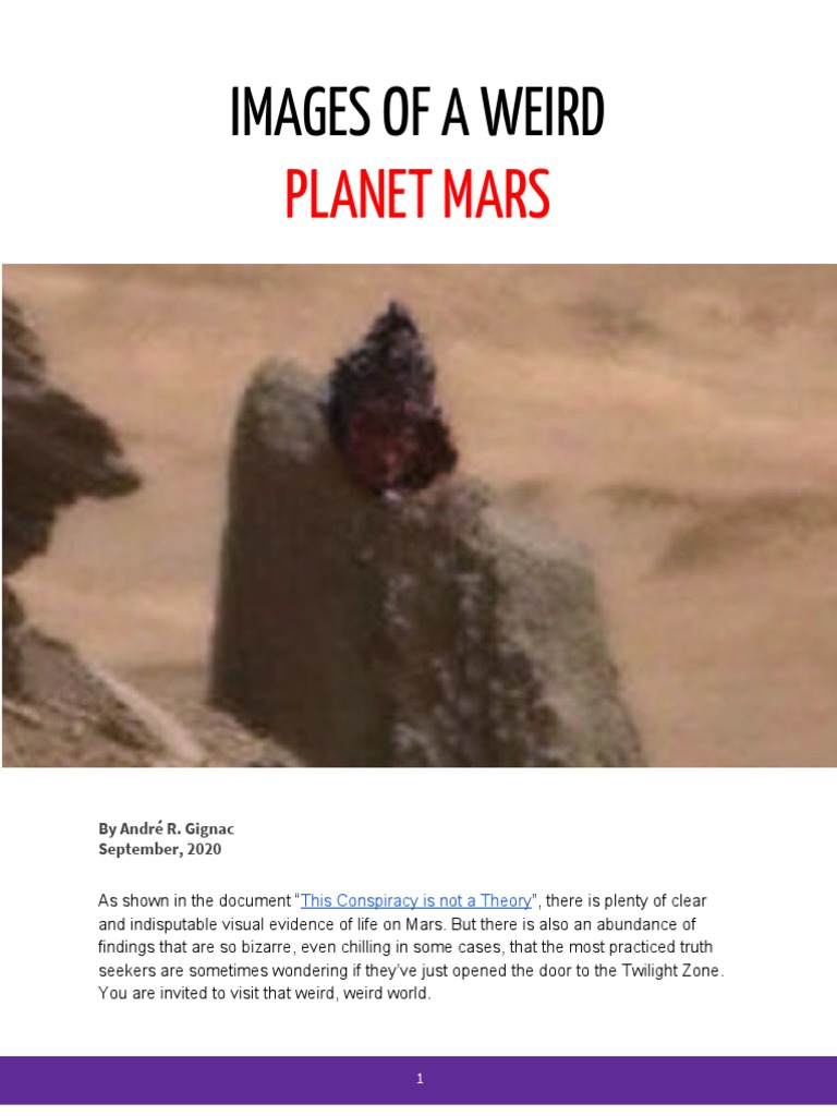 Images of A Weird Planet Mars | PDF | Curiosity (Rover) | Mars