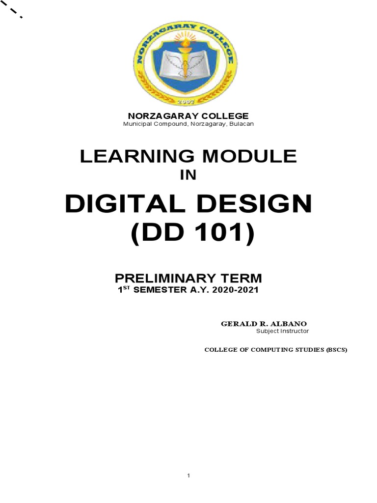 Learning Module in Digital Design | PDF | Binary Coded Decimal ...