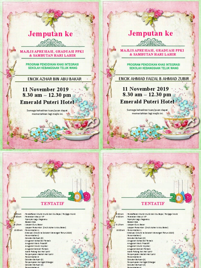Kad Jemputan | PDF