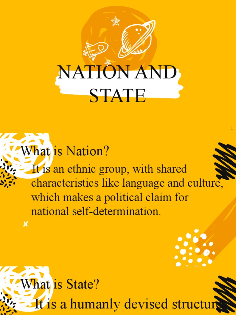 Nation and State: Defining Differences | PDF | Sovereign State | Nation