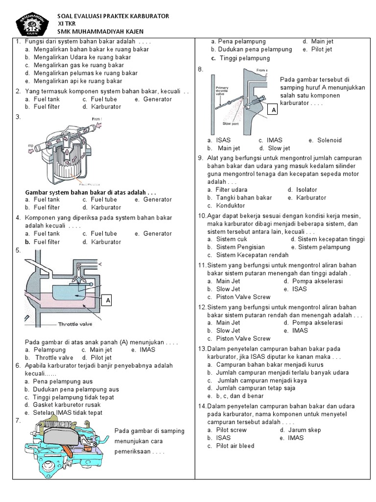 Soal Karburator | PDF