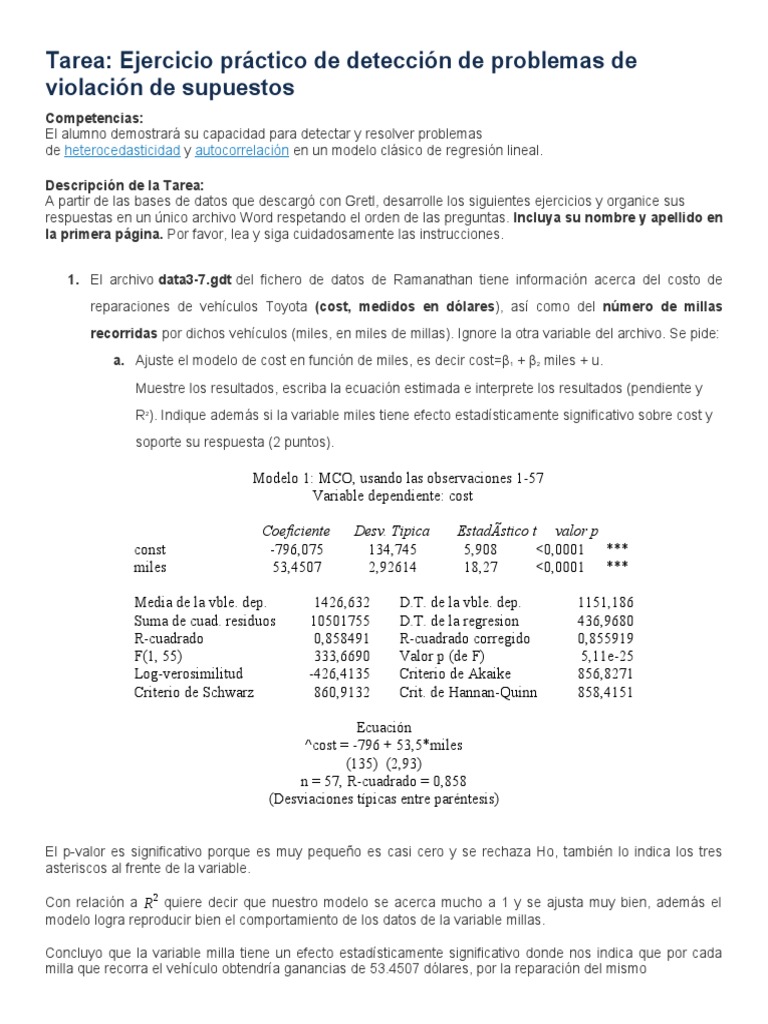 Tarea4 - Laudid Enith Hernandez Peña | PDF | Mínimos cuadrados ...