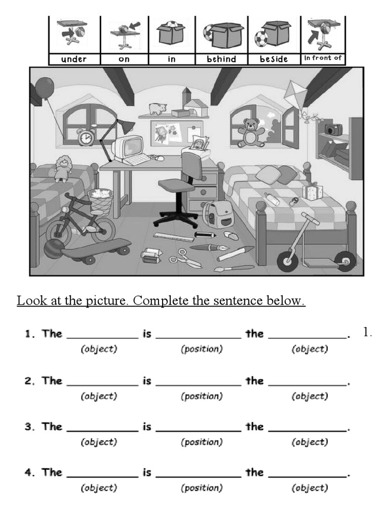 Preposition Worksheets | PDF