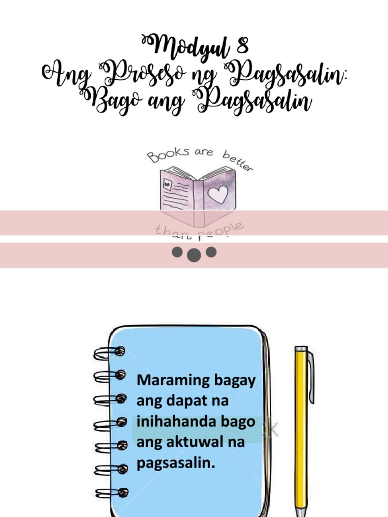 5 Filipino Proseso | PDF