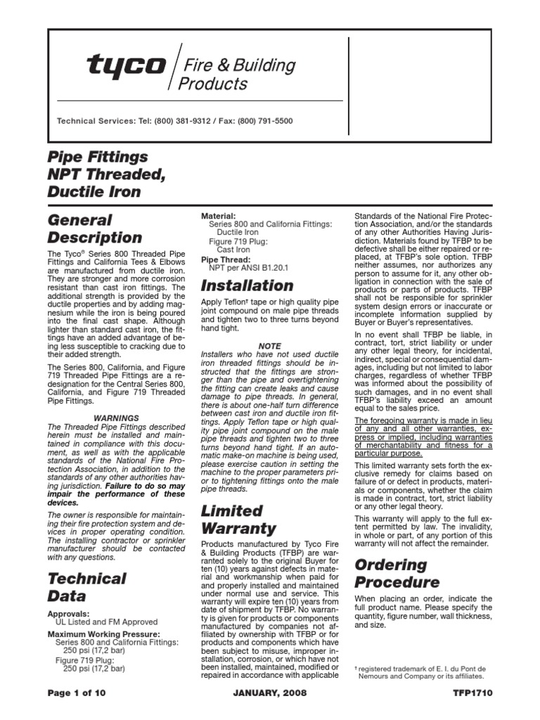 Accesorios Roscados | PDF | Pipe (Fluid Conveyance) | Building Engineering