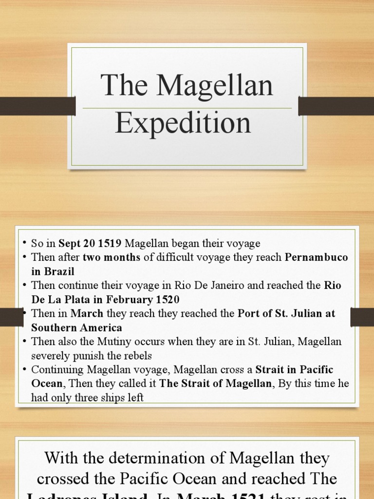 The Magellan Expedition | PDF | Spanish Colonization Of The Americas ...