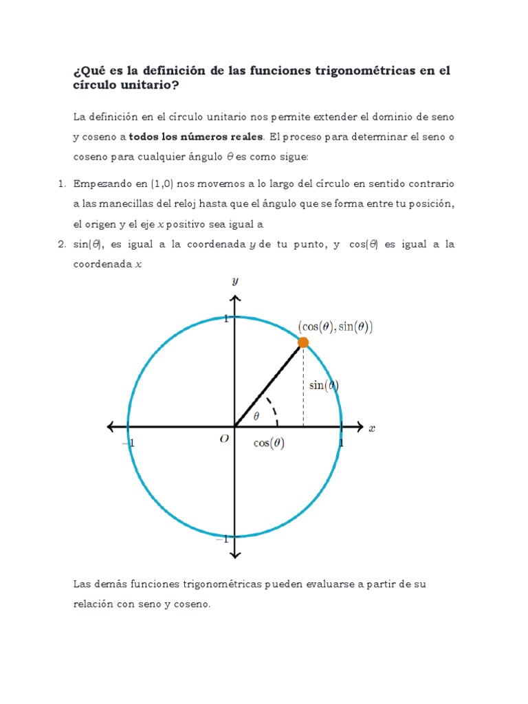 Circulo Unitario | PDF