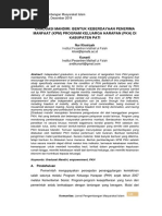 LAPORAN P2K2 Pendamping PKH | PDF